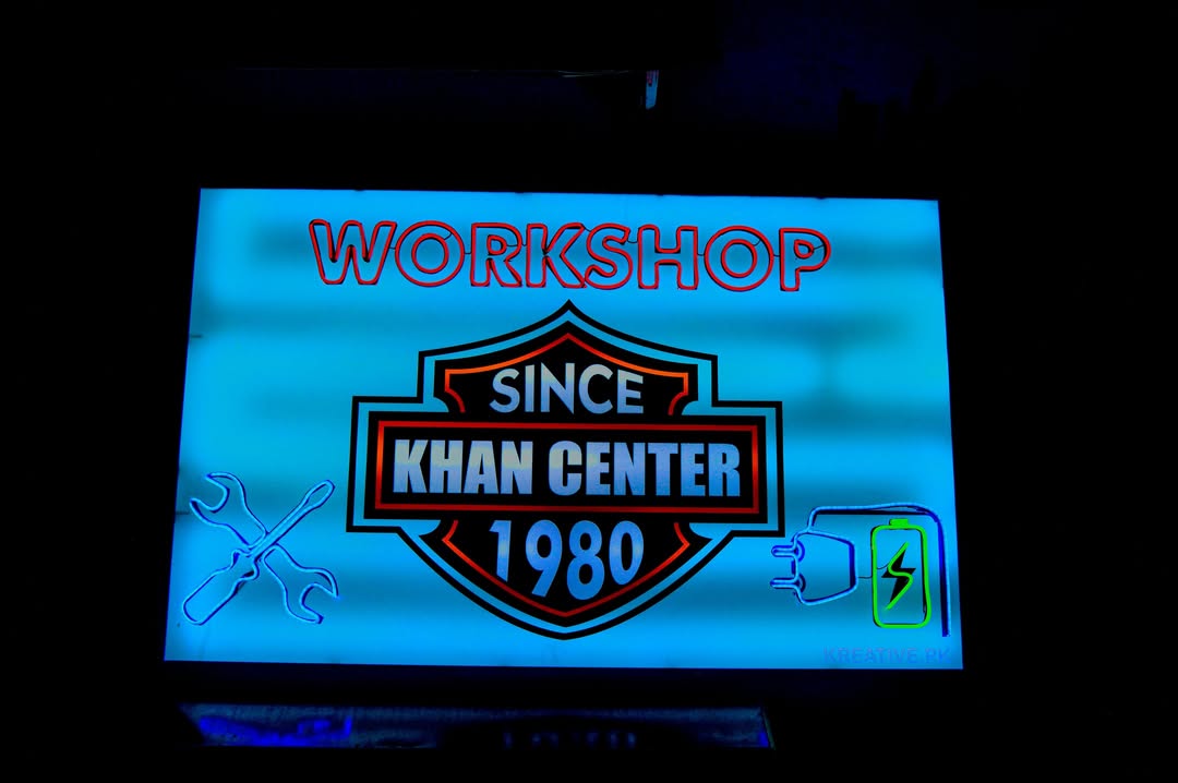 UV Printed Glowing Board – Workshop Edition | Premium LED Lit Signage ...